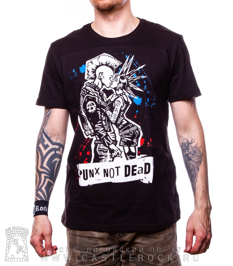 Футболка Punx Not Dead (поцелуй) — Футболки — Рок-магазин атрибутики ...